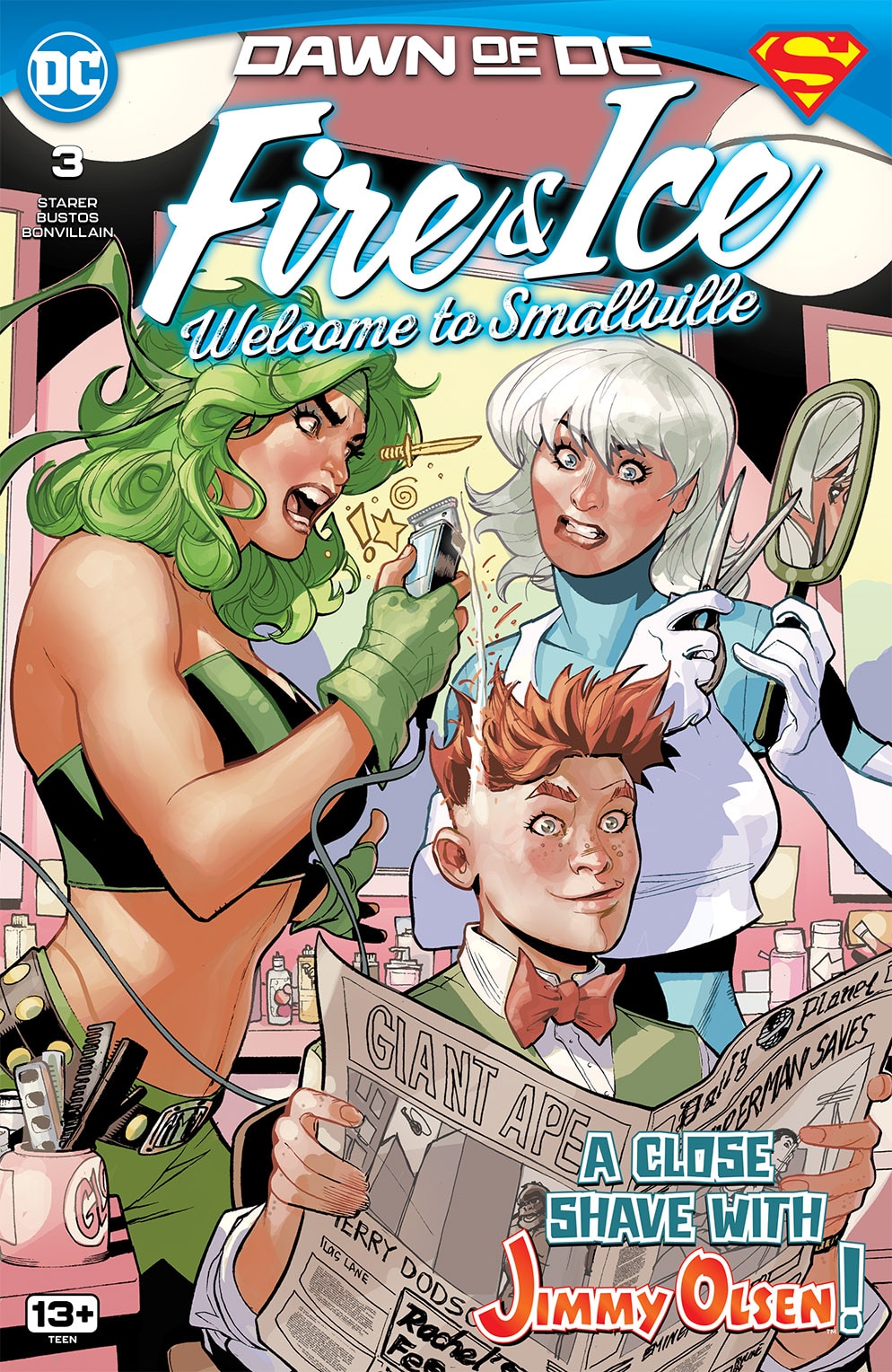 Smallville Justice League Explosion DC Proudly Announces 'Fire & Ice: