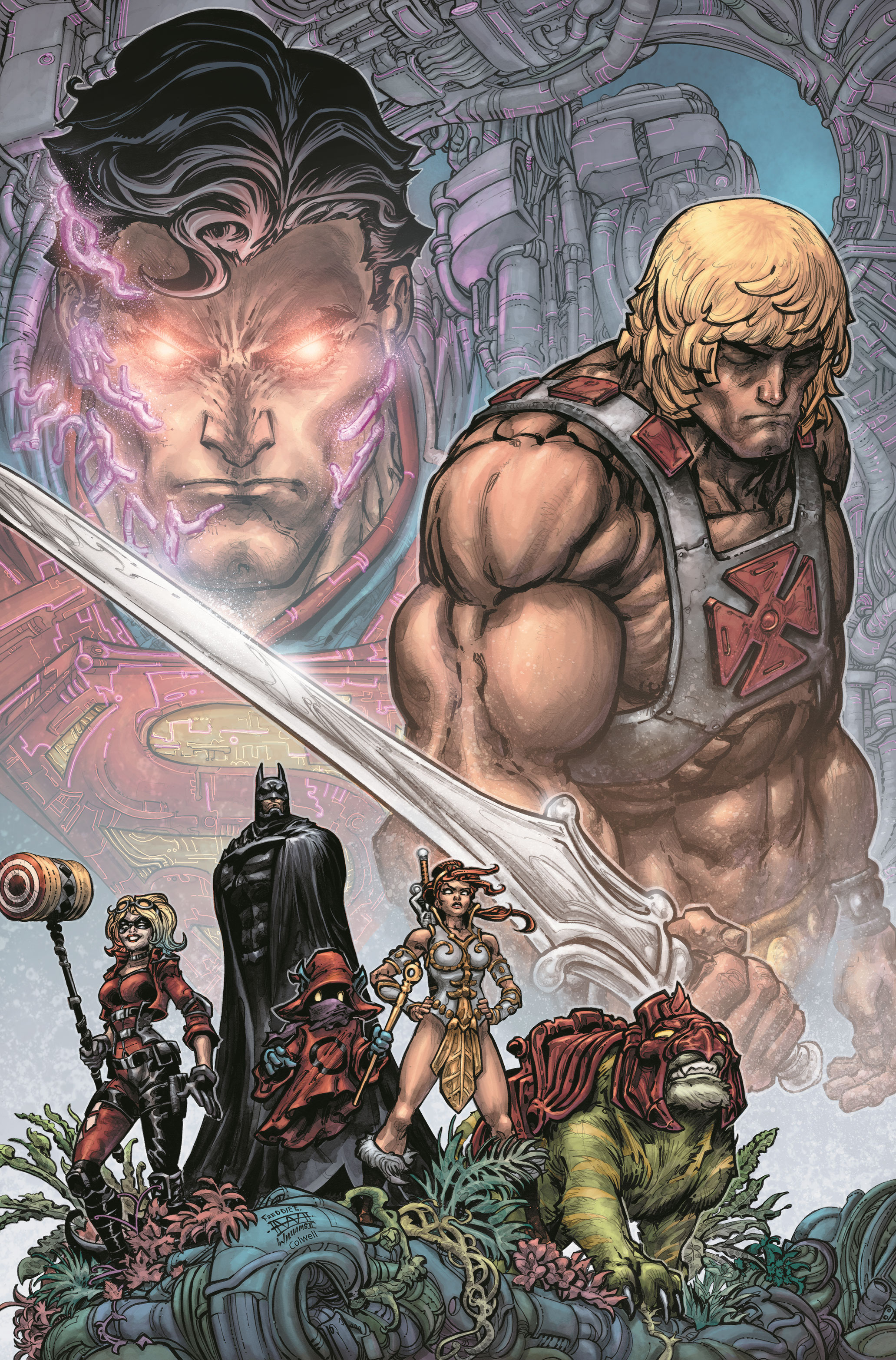 DC SUPER HEROES AND SUPER-VILLAINS COLLIDE WITH THE POWER OF GRAYSKULL ...