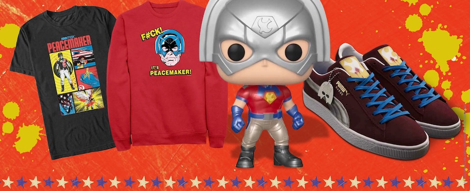 GET A “PEACE” OF THE ACTION WITH PEACEMAKER DC SHOP EXCLUSIVES | DC