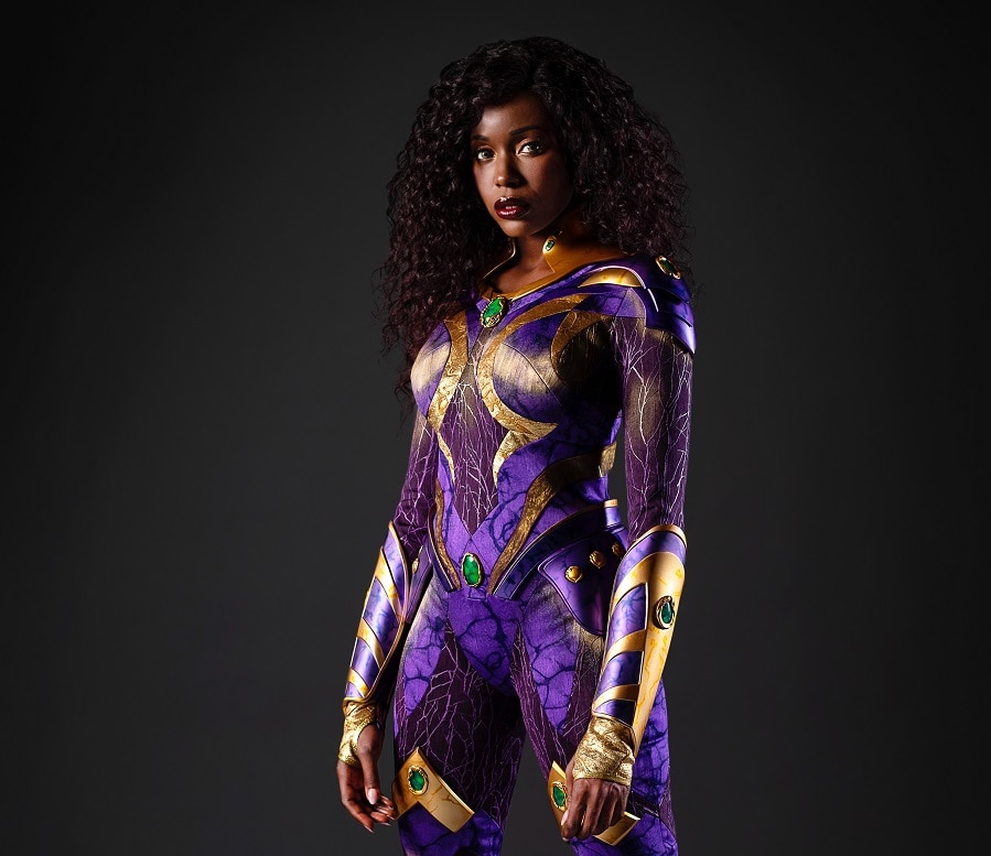 First Look: Anna Diop Suits Up as Titans' Starfire | DC