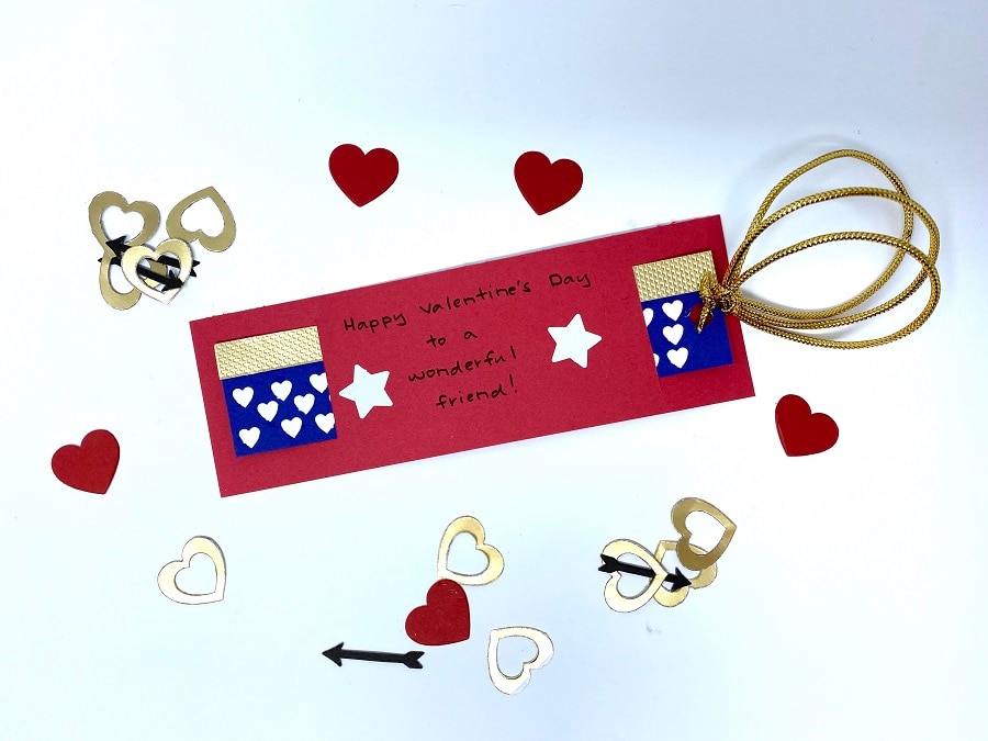 Celebrate Valentine's Day with this DIY Wonder Woman Bookmark | DC