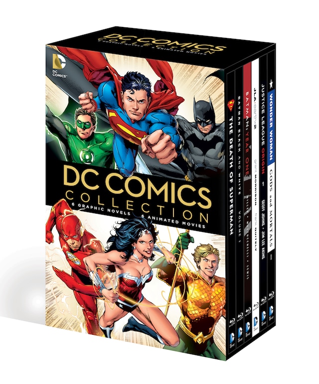DC COMICS BOOK AND DVD/BLU-RAY SLIPCASE SET | DC