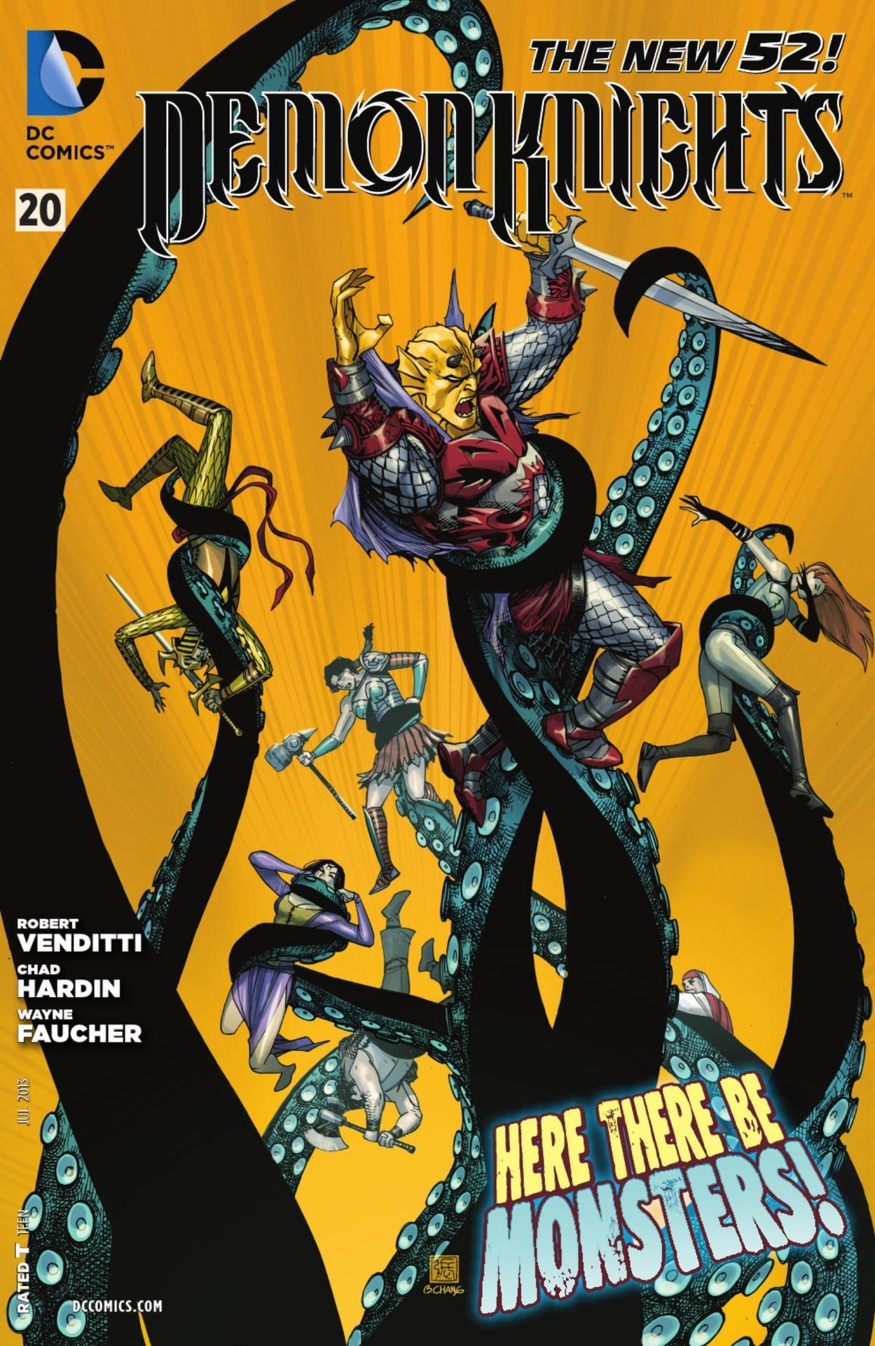 Demon Knights Comic Book Covers