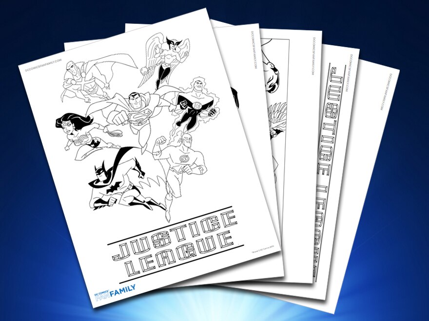Themed Printables: The Justice League | DC