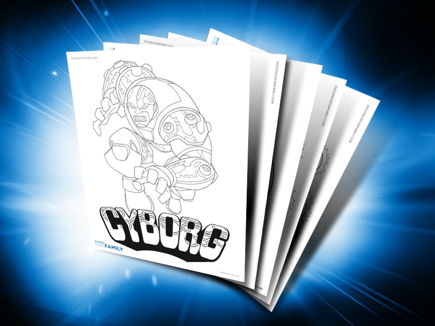 Themed Printables: Cyborg | DC