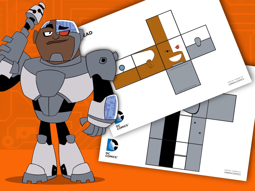 Check out this awesome Cyborg box art! | DC