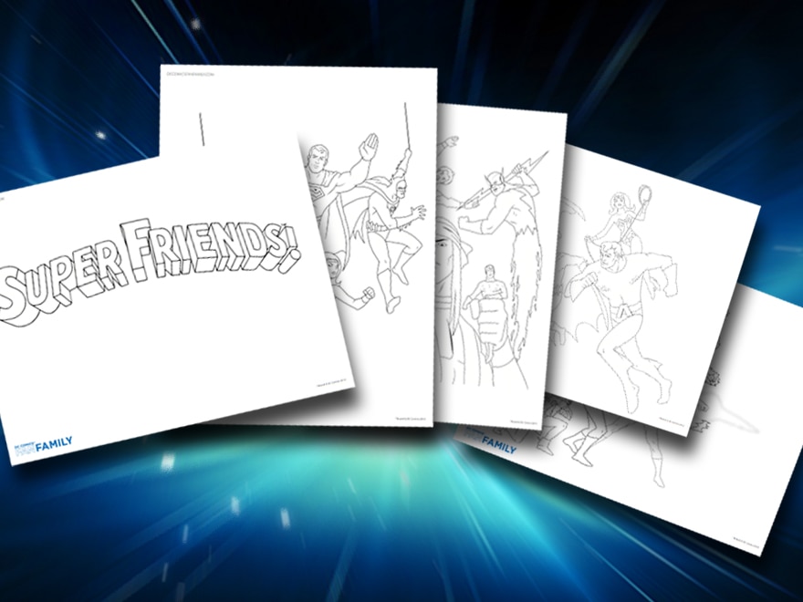 Themed Printables: Super Friends | DC