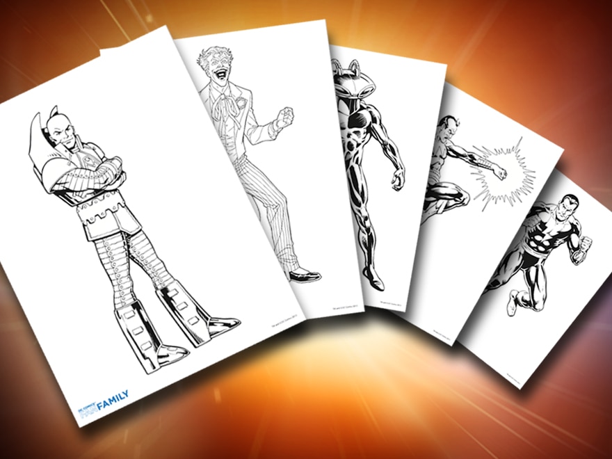 Themed Printables: DC Villains | DC